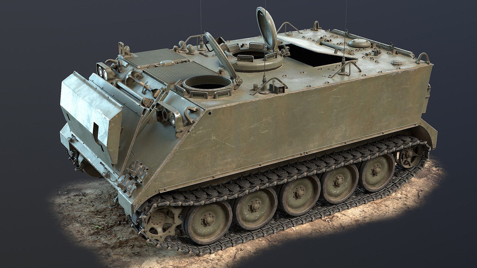 M113 APC Game Ready 3D - TurboSquid 2115318