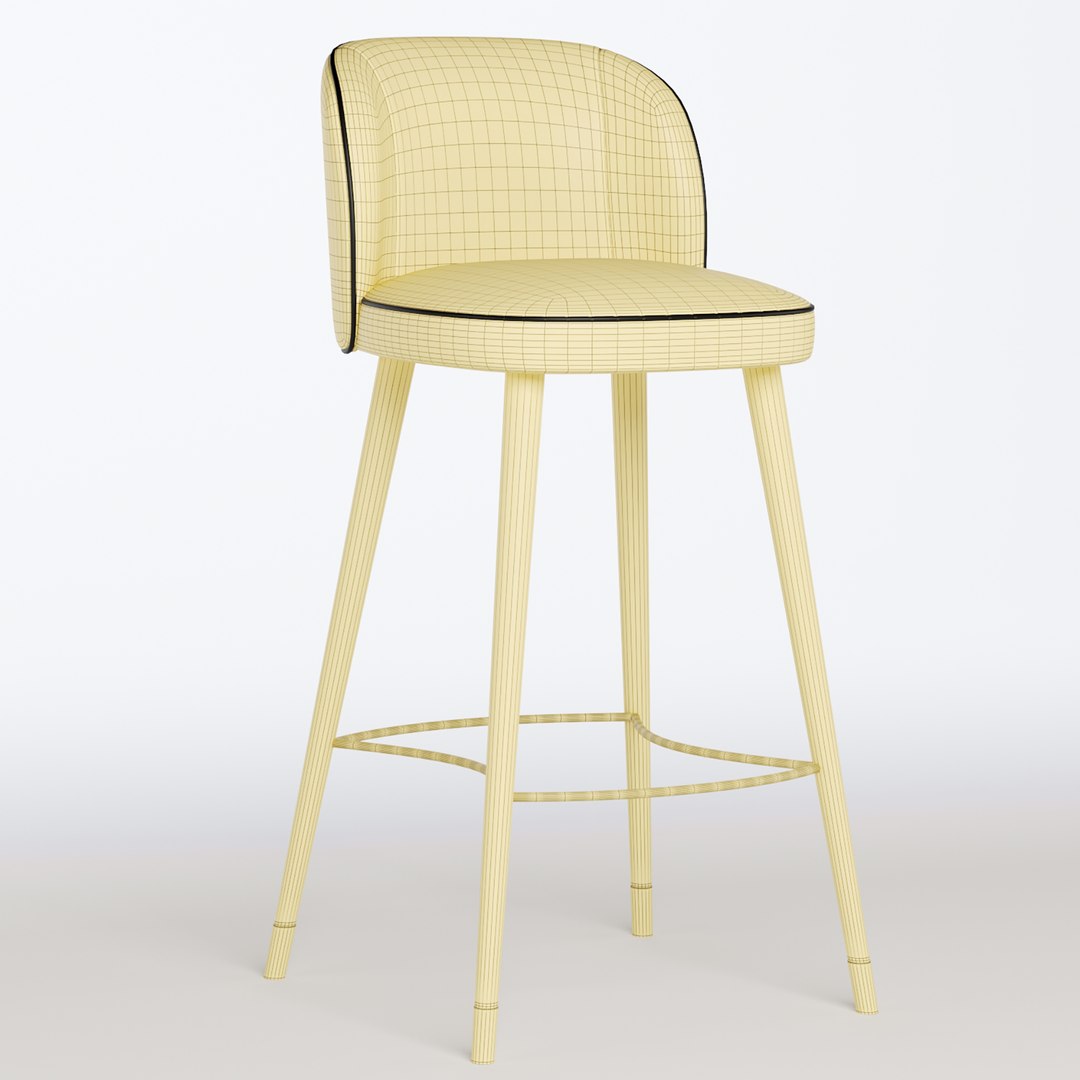 3D Model Candy Stool Vray 2014 - TurboSquid 2274261