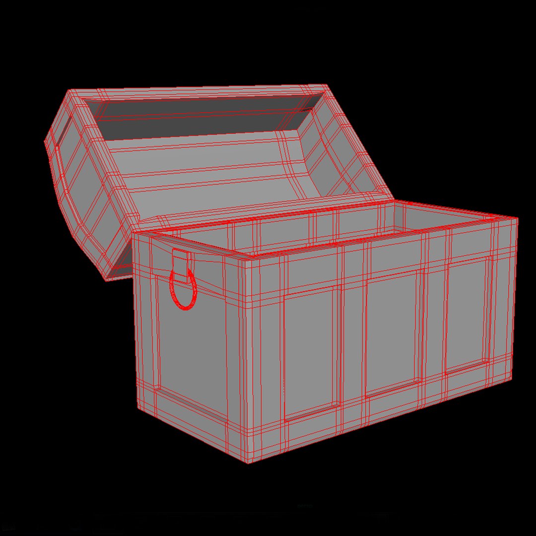 3d Treasure Chest Model