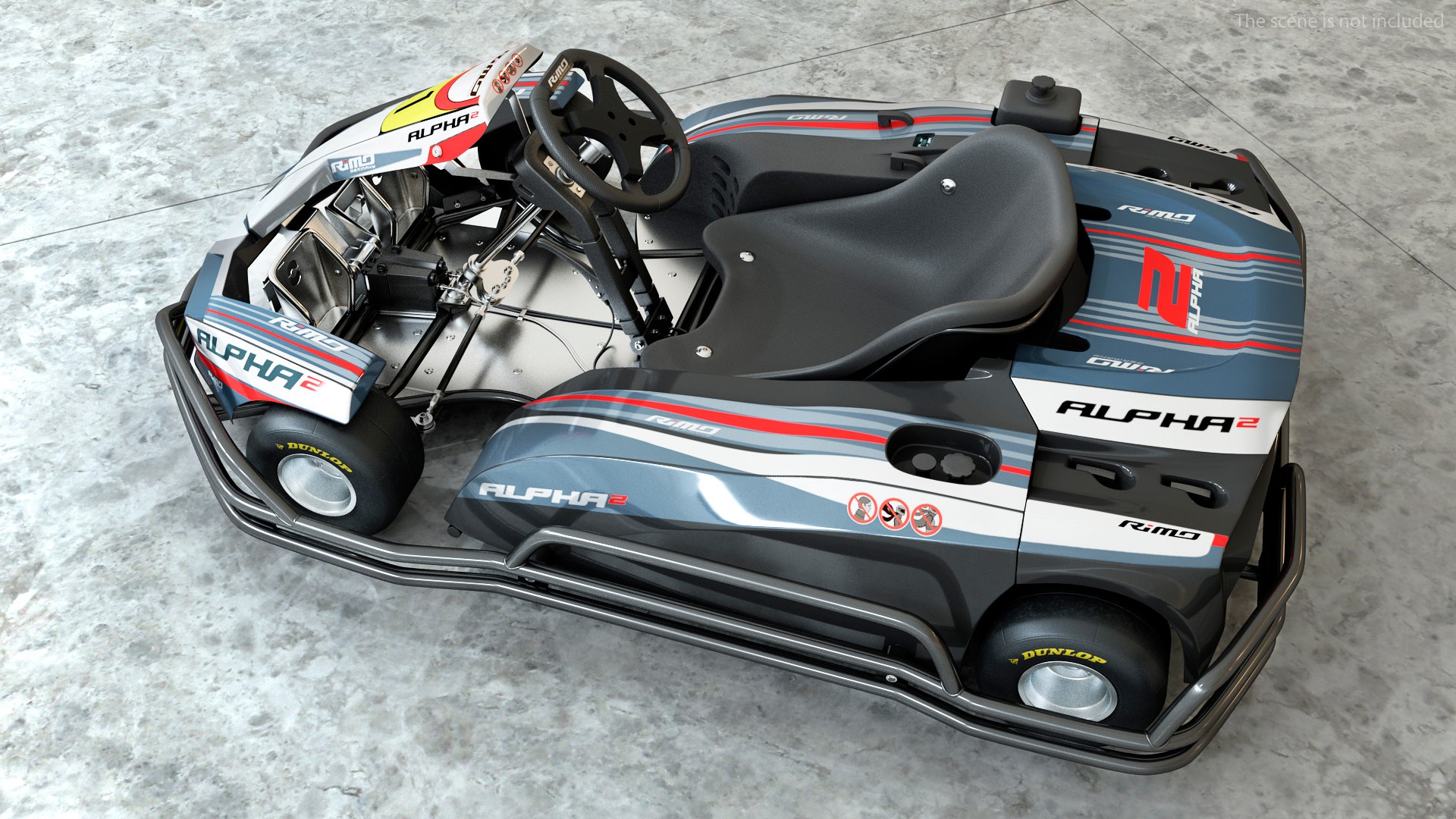 RiMO ALPHA2 Kart 3D - TurboSquid 1884843