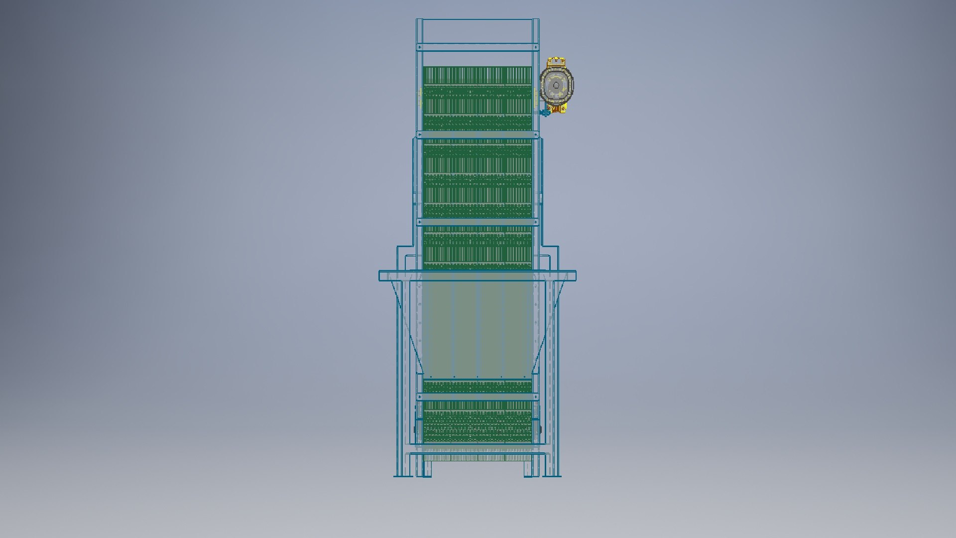 3D Chain Conveyor Assembly - TurboSquid 2255235