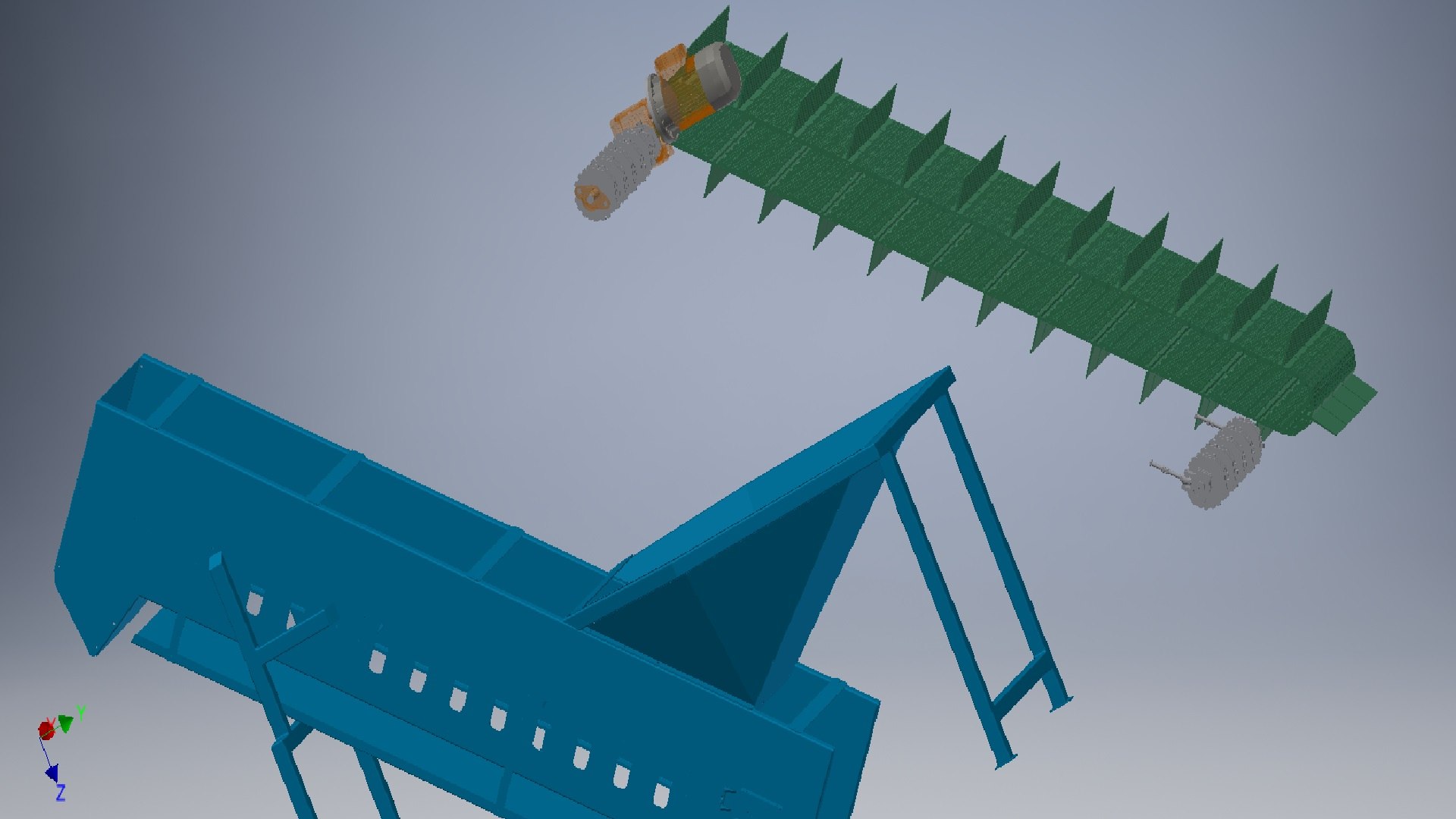 3D Chain Conveyor Assembly - TurboSquid 2255235