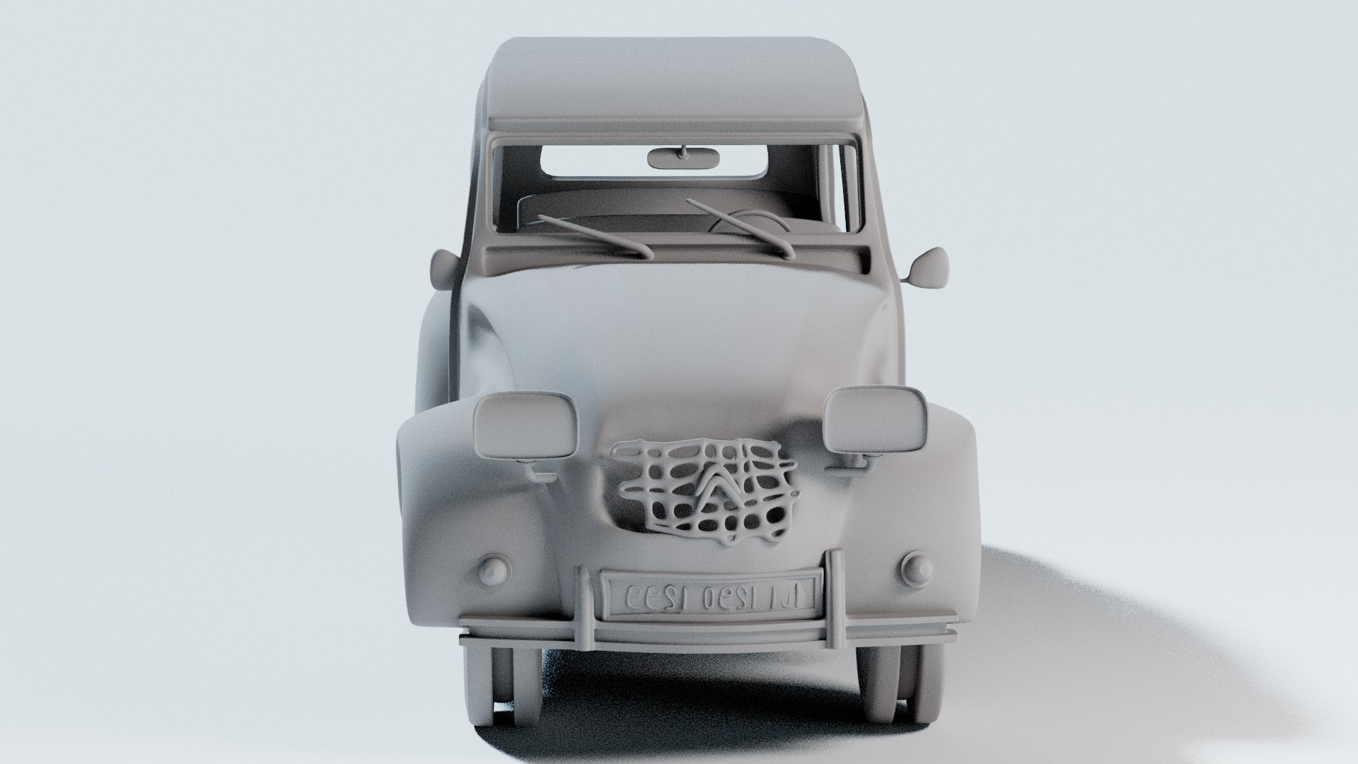 Citroen 2cv Car 3D - TurboSquid 2219687