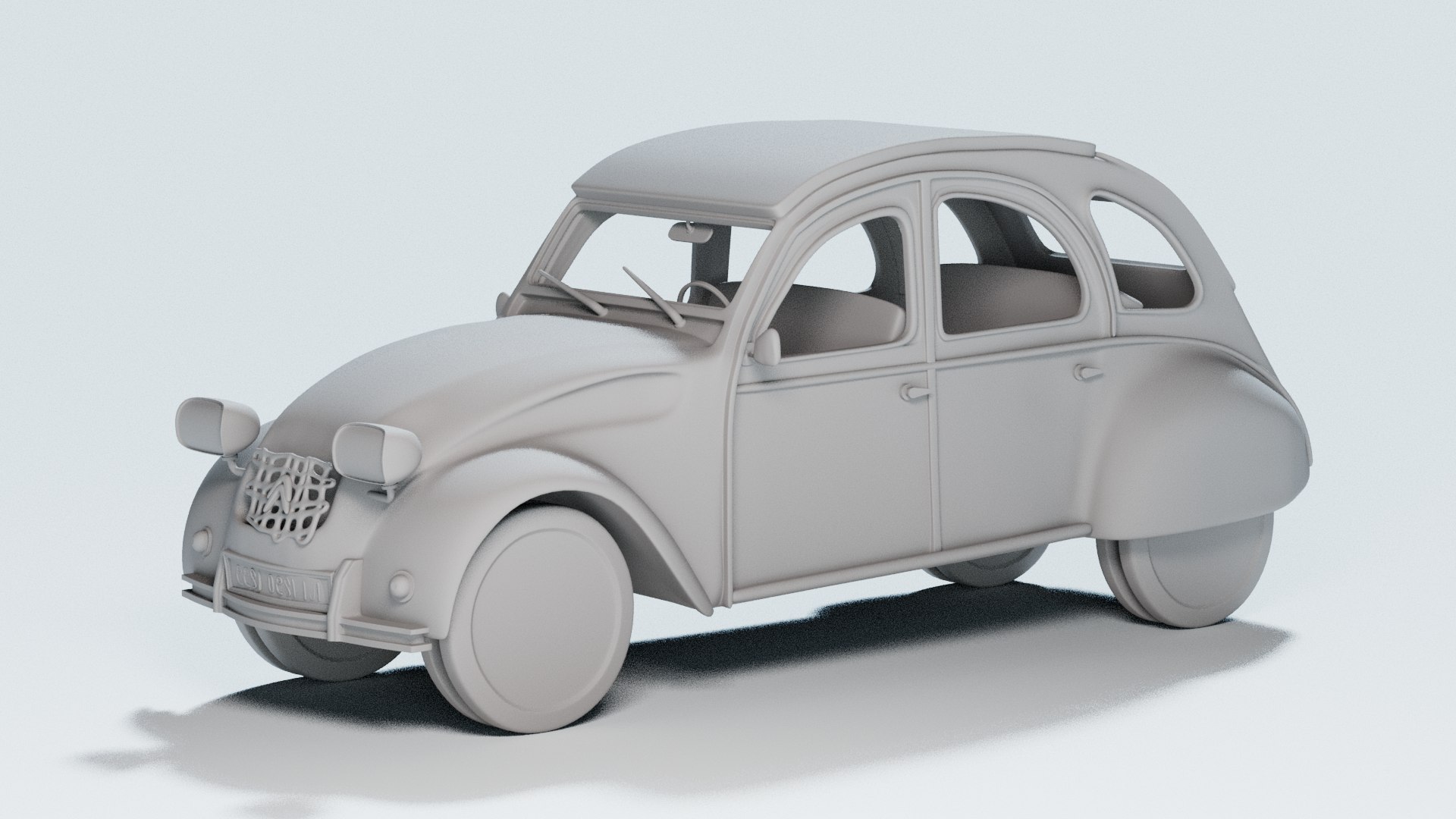 Citroen 2cv Car 3D - TurboSquid 2219687