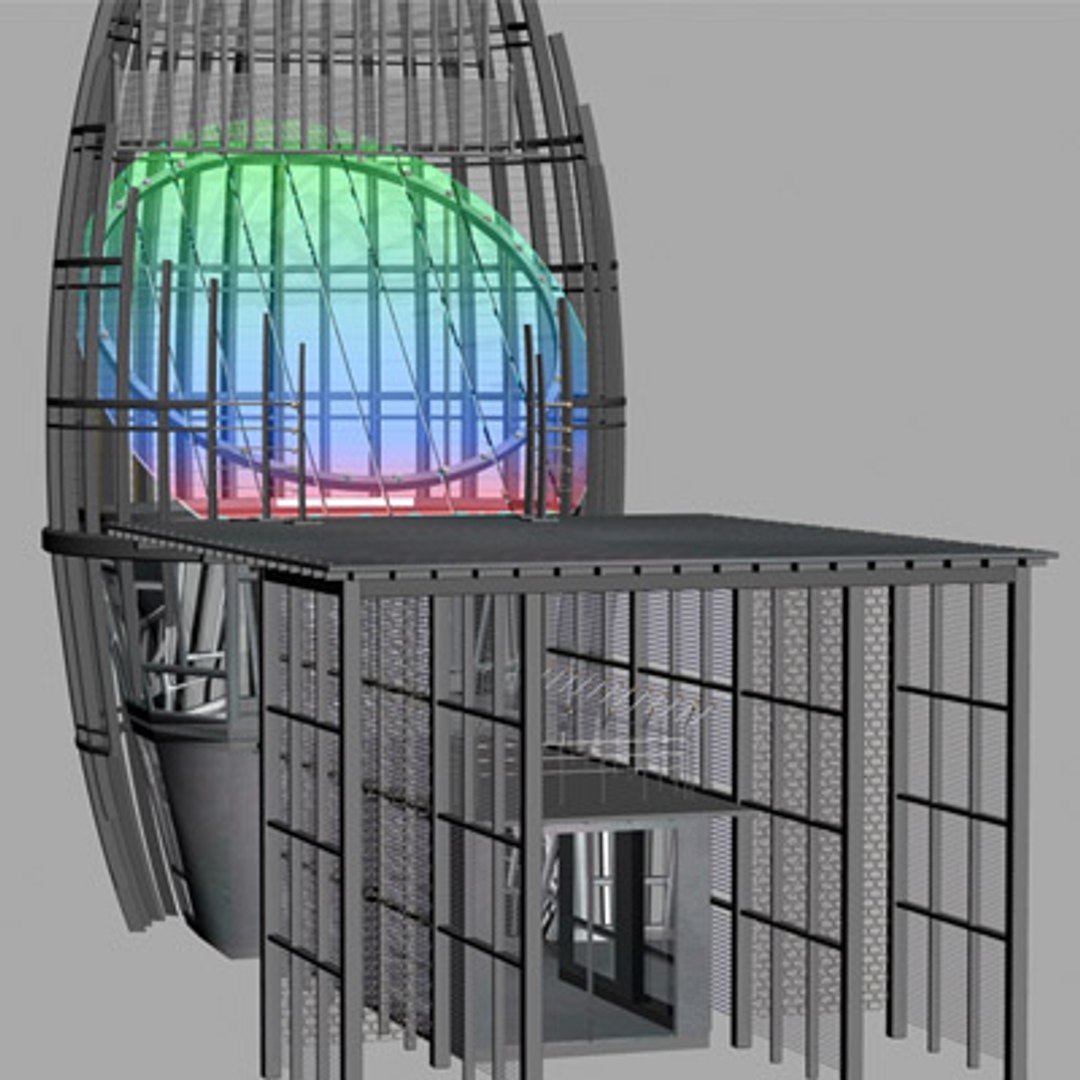 3d Modern Building New Caledonia Model