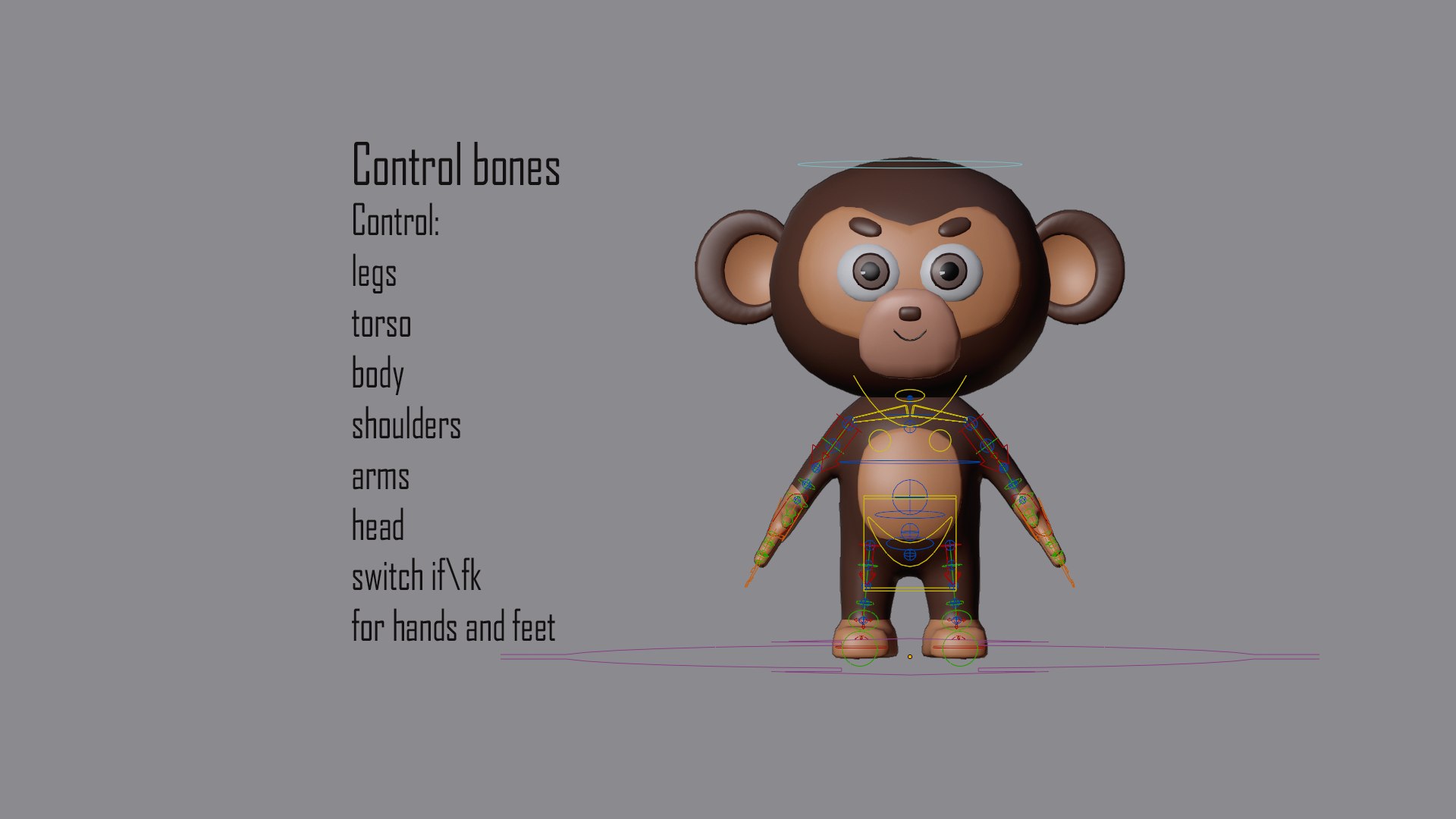 3D Cartoon Character Animals - TurboSquid 2069109