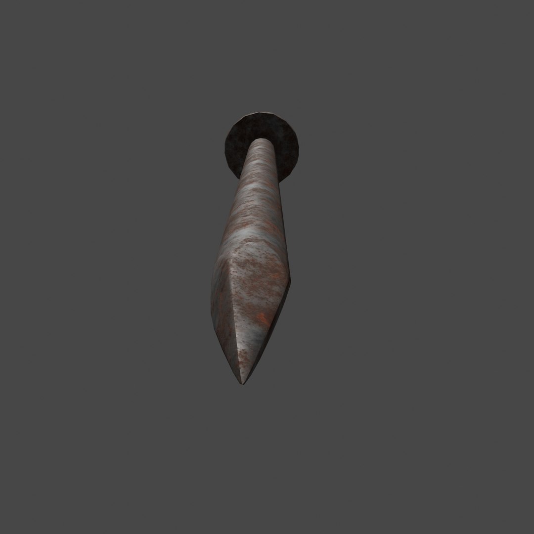 3D Rusty Nail Model - TurboSquid 1812615