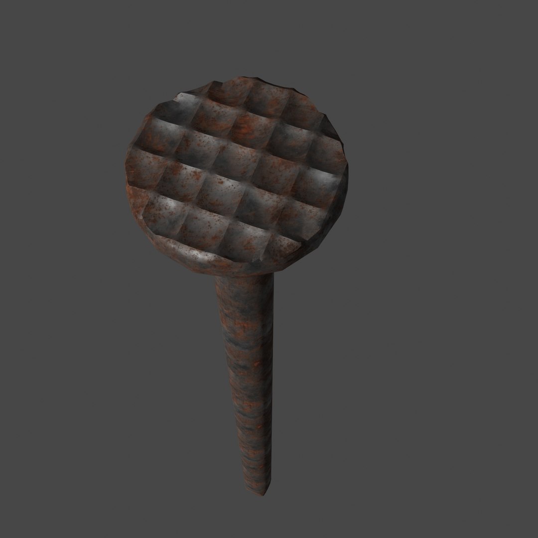 3D Rusty Nail Model - TurboSquid 1812615