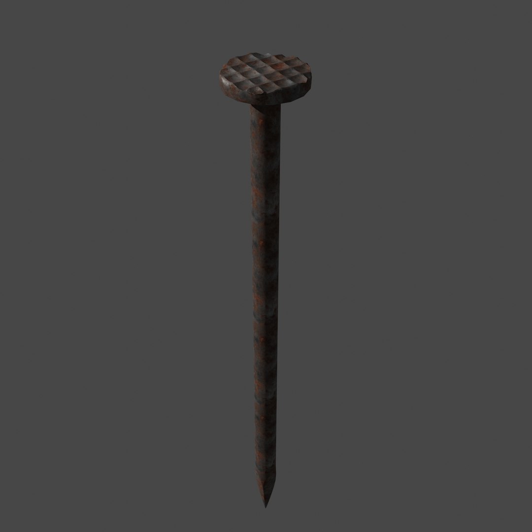 3D Rusty Nail Model - TurboSquid 1812615