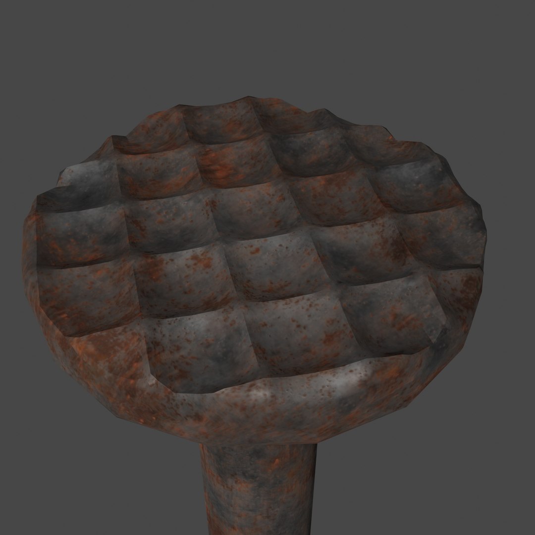 3D Rusty Nail Model - TurboSquid 1812615