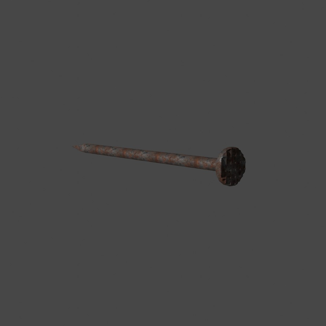 3D Rusty Nail Model - TurboSquid 1812615
