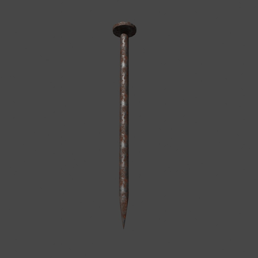 3D Rusty Nail Model - TurboSquid 1812615