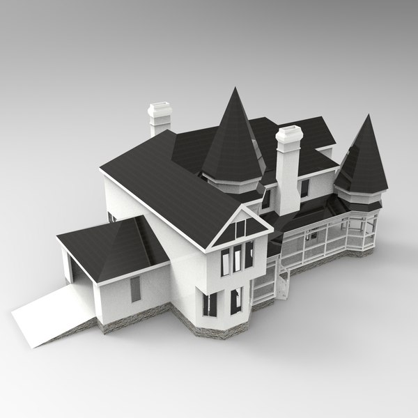 Victorian House STL Models for Download | TurboSquid