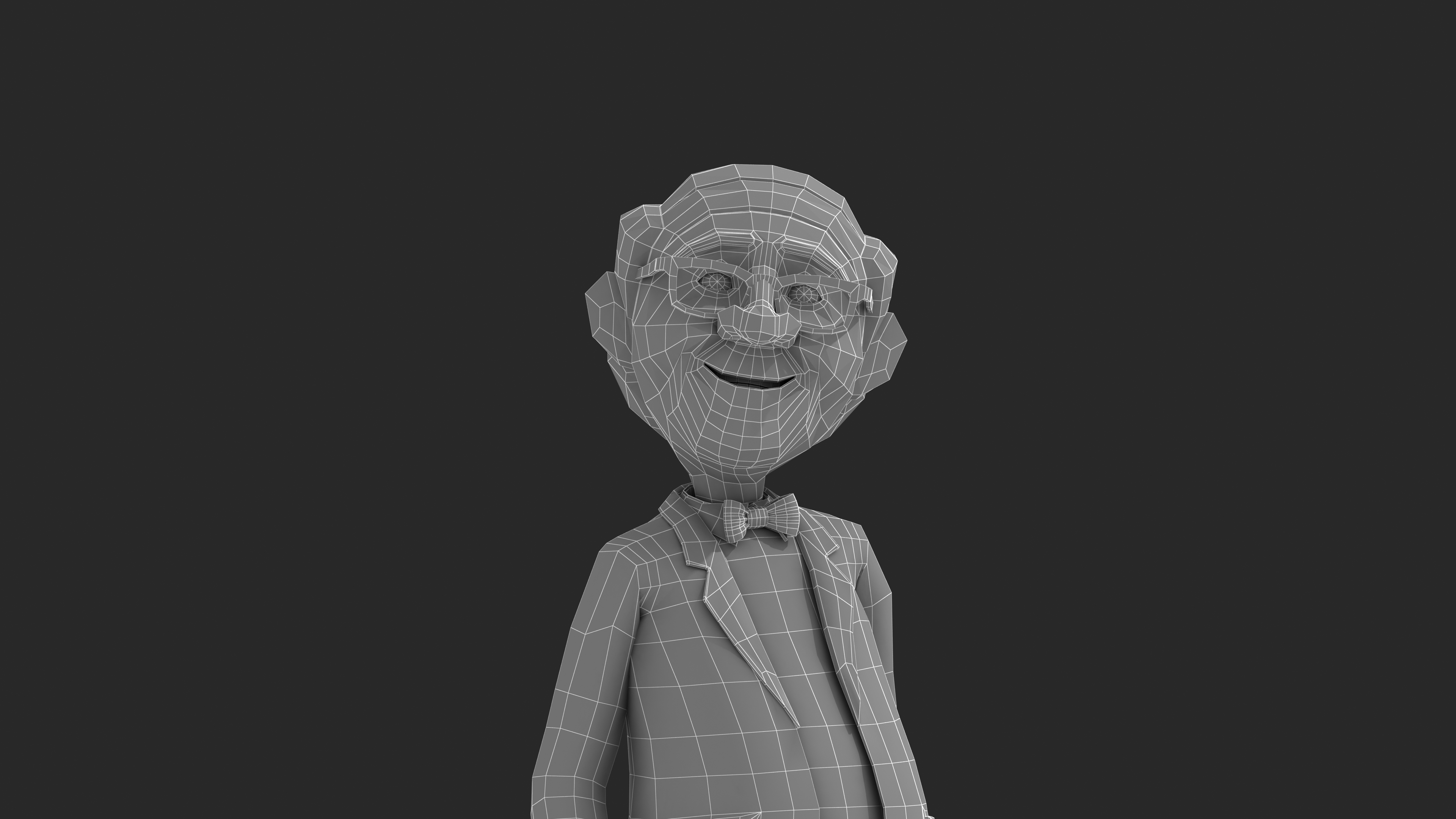 Cartoon professor 3D model - TurboSquid 1952579