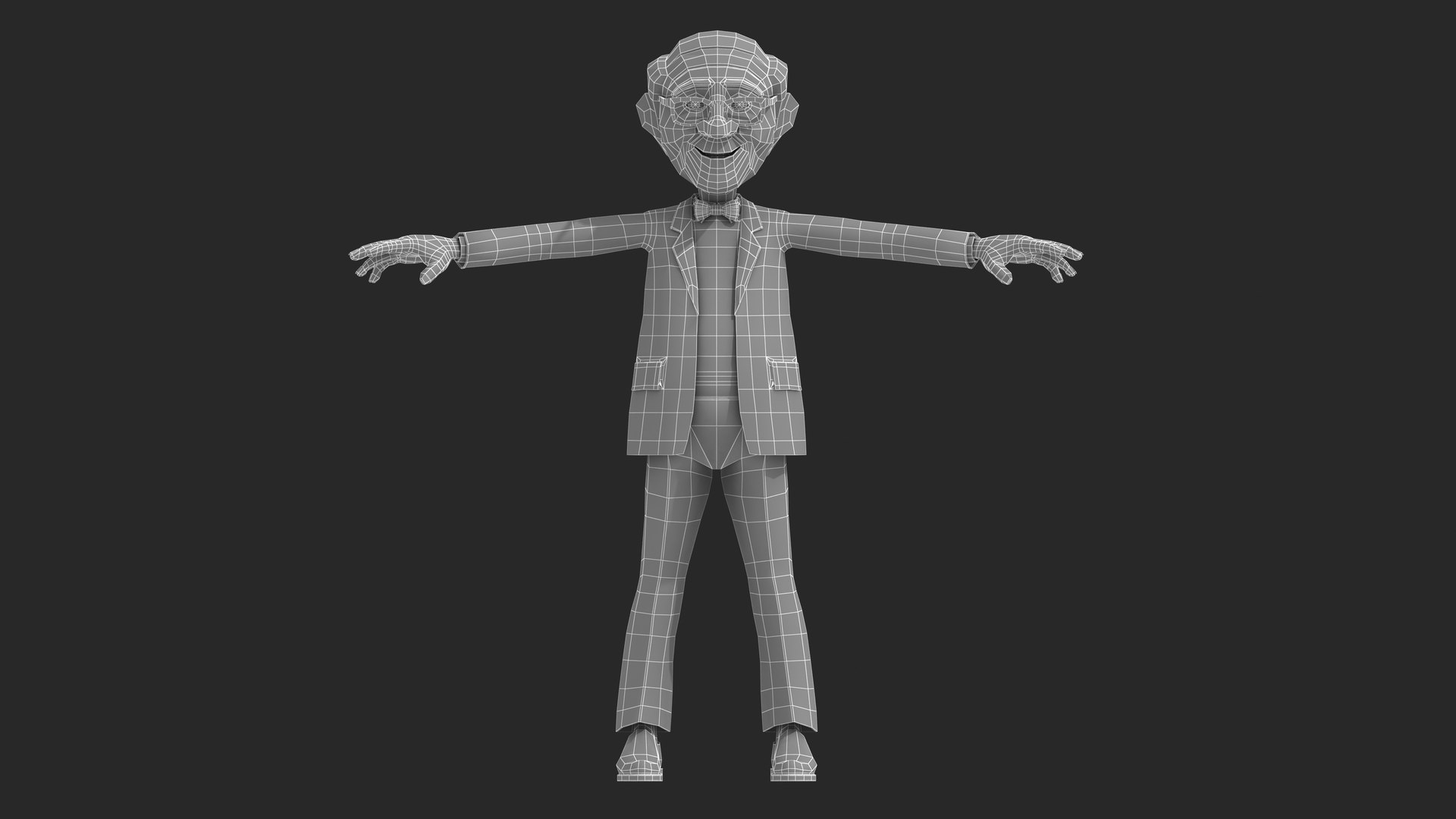 Cartoon Professor 3D Model - TurboSquid 1952579