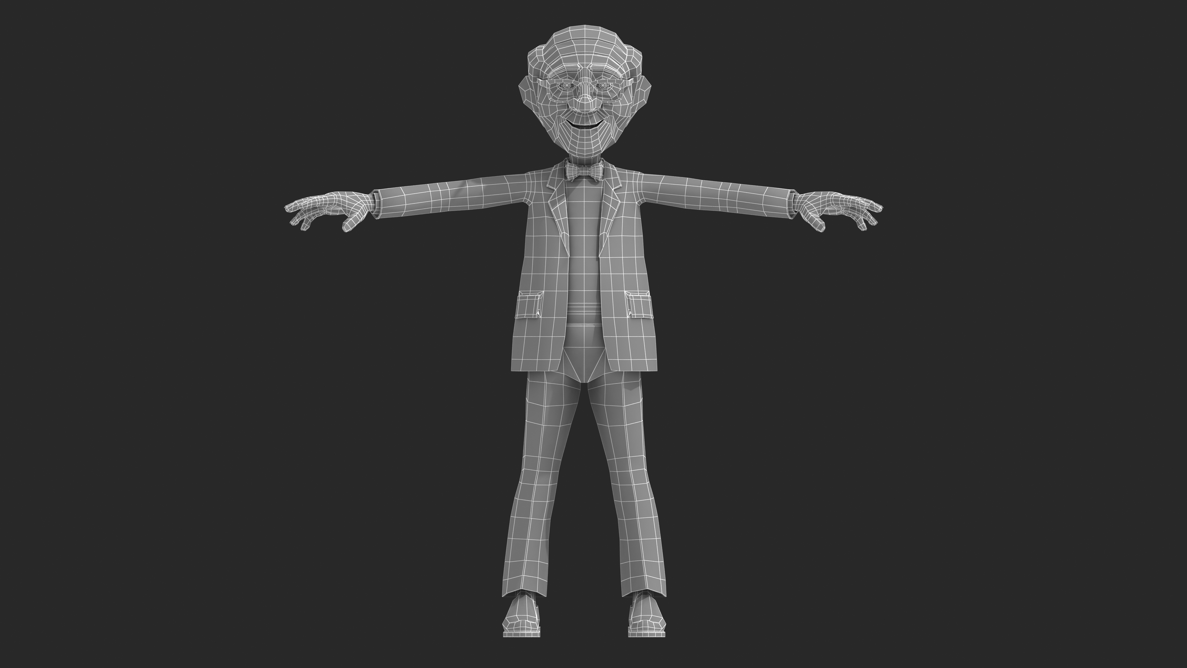 Cartoon professor 3D model - TurboSquid 1952579