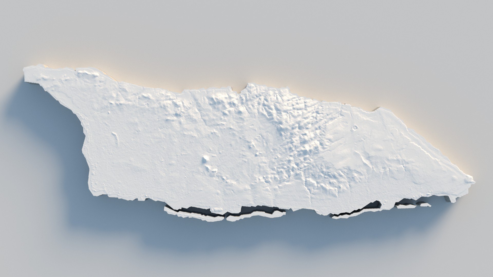 Aruba Terrain Map Model - TurboSquid 2335431