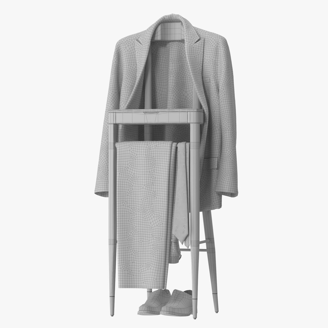 Clothing stand jacket 3D - TurboSquid 1685736