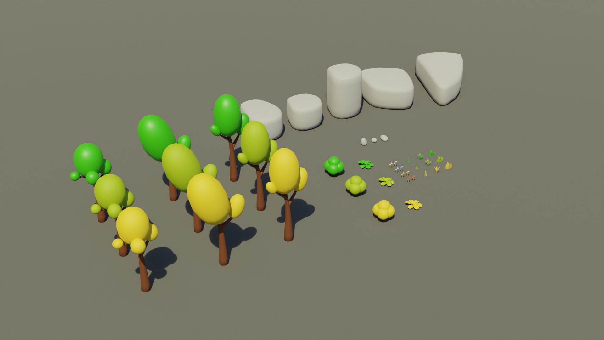 Stylized Low-Poly Environment Pack 3D Model - TurboSquid 1965060