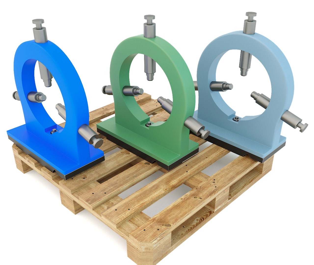 3D Turning Machine Tool - Lunette Spare Part - TurboSquid 1808220