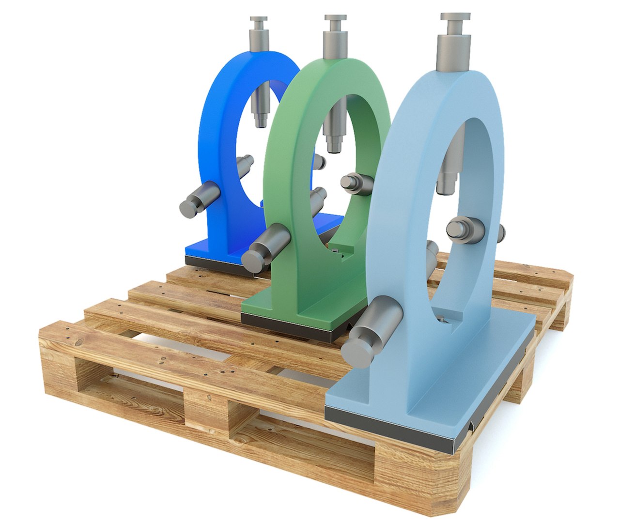 3D Turning Machine Tool - Lunette Spare Part - TurboSquid 1808220