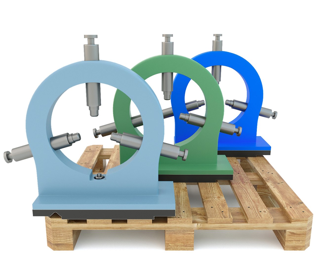 3D Turning Machine Tool - Lunette Spare Part - TurboSquid 1808220