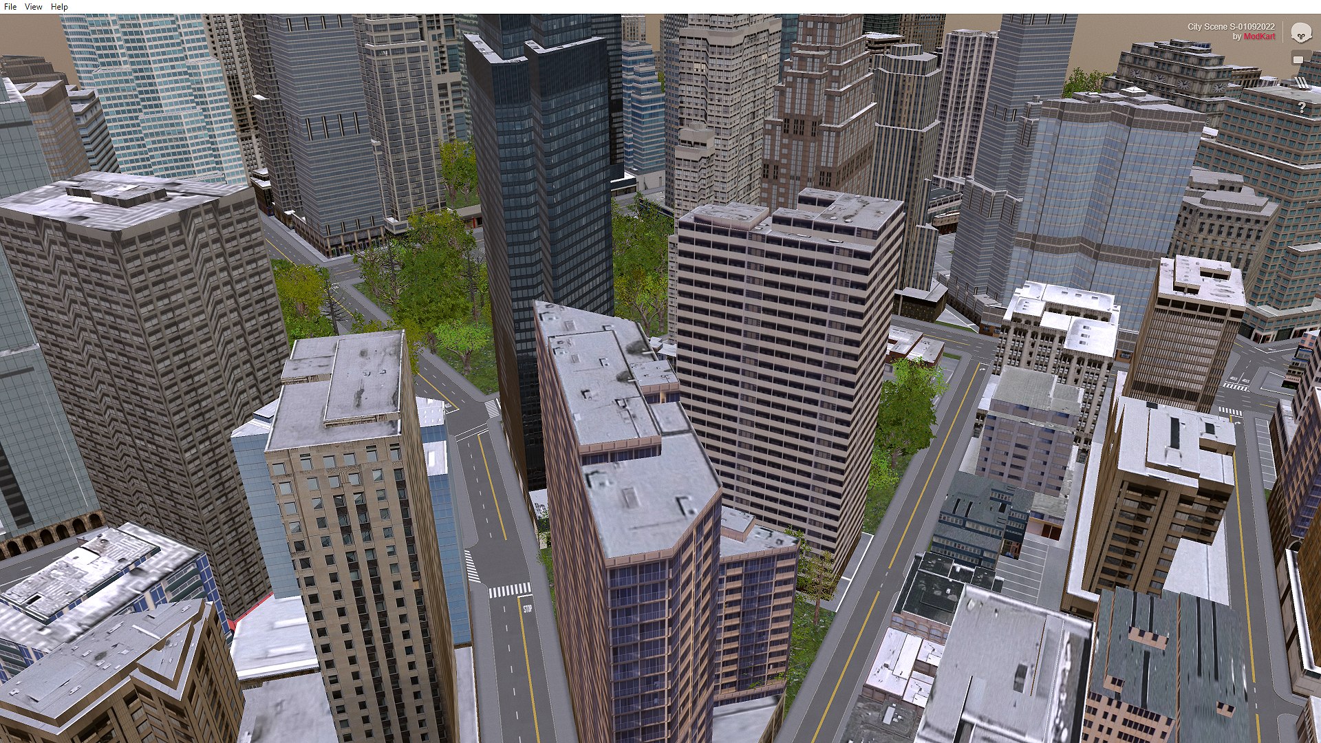 City Scene S-01092022 3D Model - TurboSquid 1953524