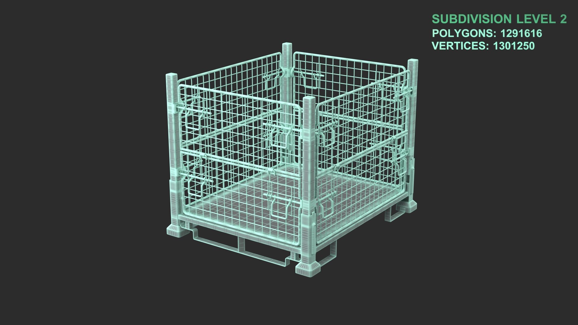 3D Mesh Cage - TurboSquid 2315091