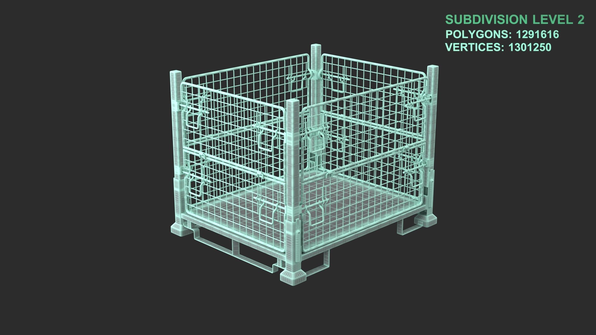 3D Mesh Cage - TurboSquid 2315091