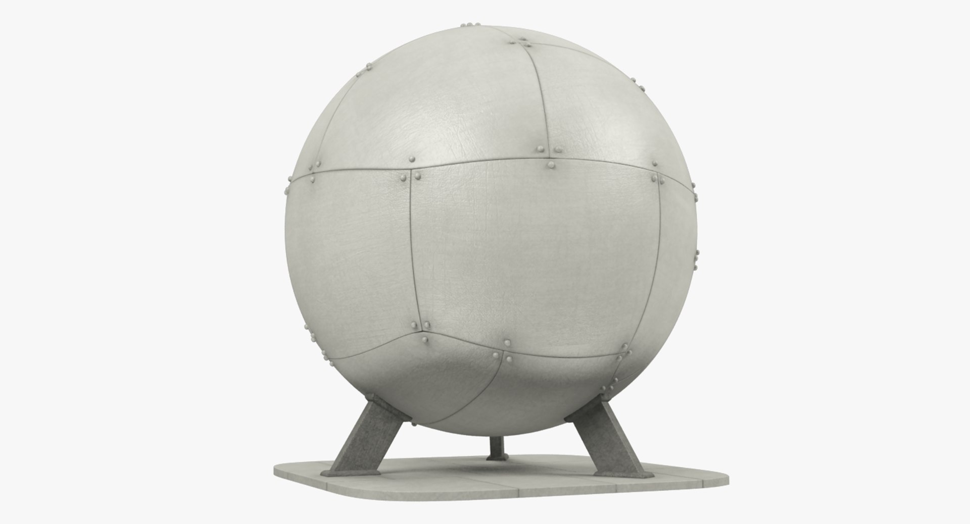 Spherical Satellite Dish 3D Model - TurboSquid 1207474