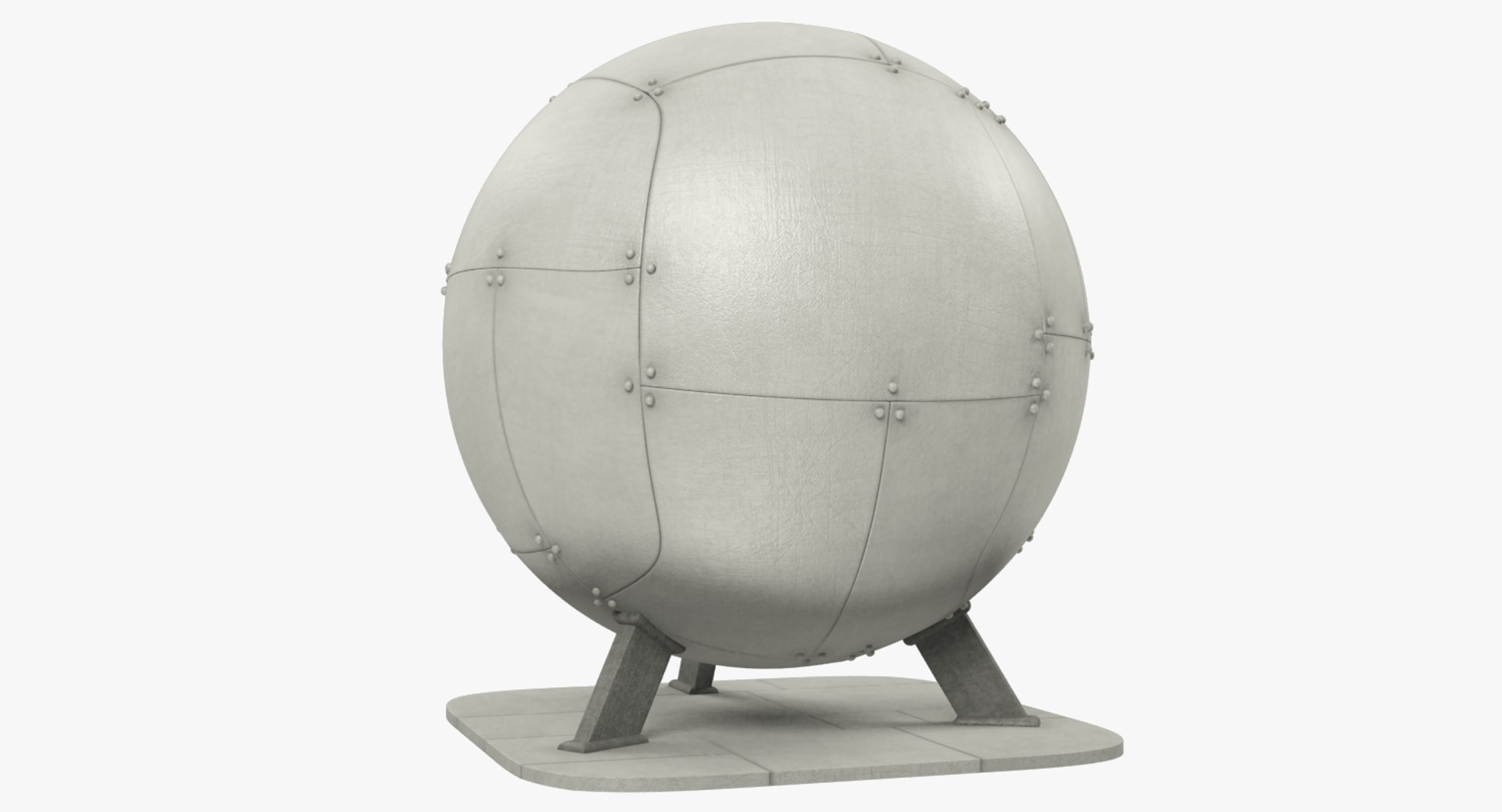 Spherical Satellite Dish 3D Model - TurboSquid 1207474