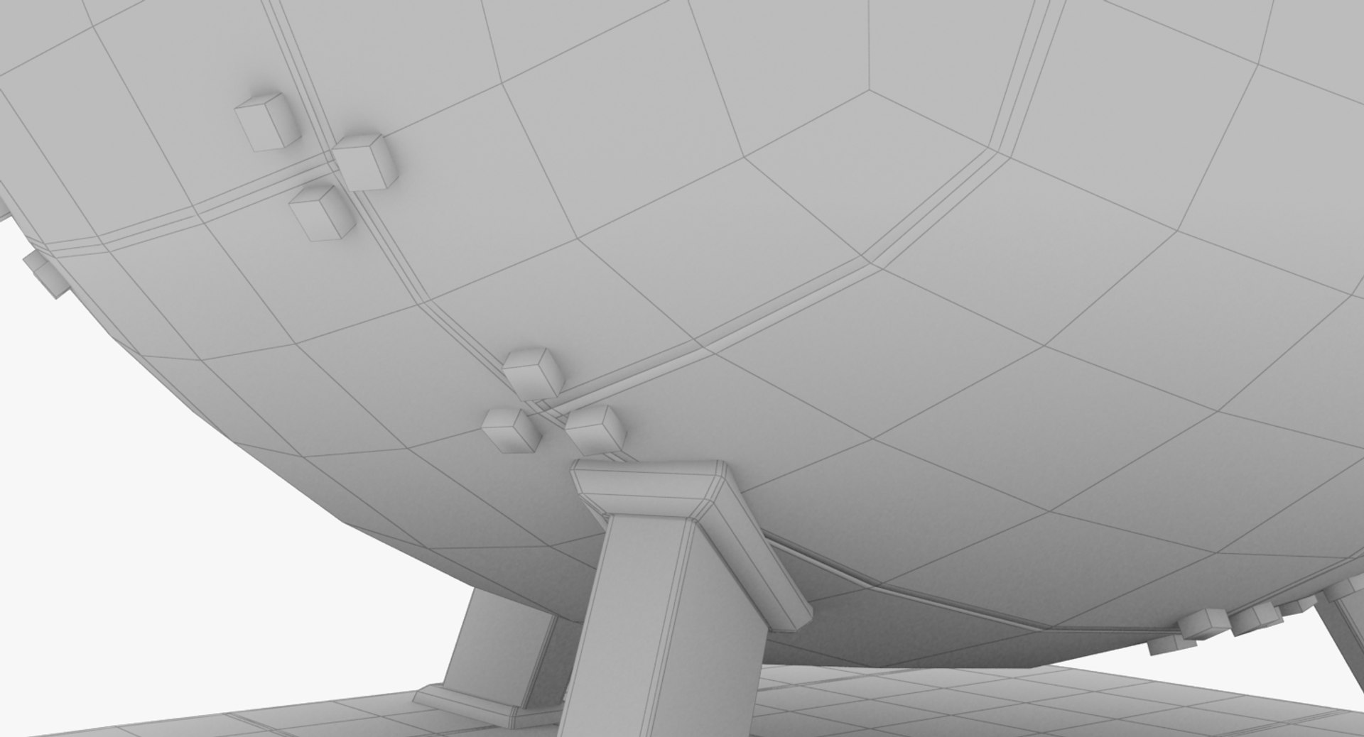 Spherical Satellite Dish 3D Model - TurboSquid 1207474