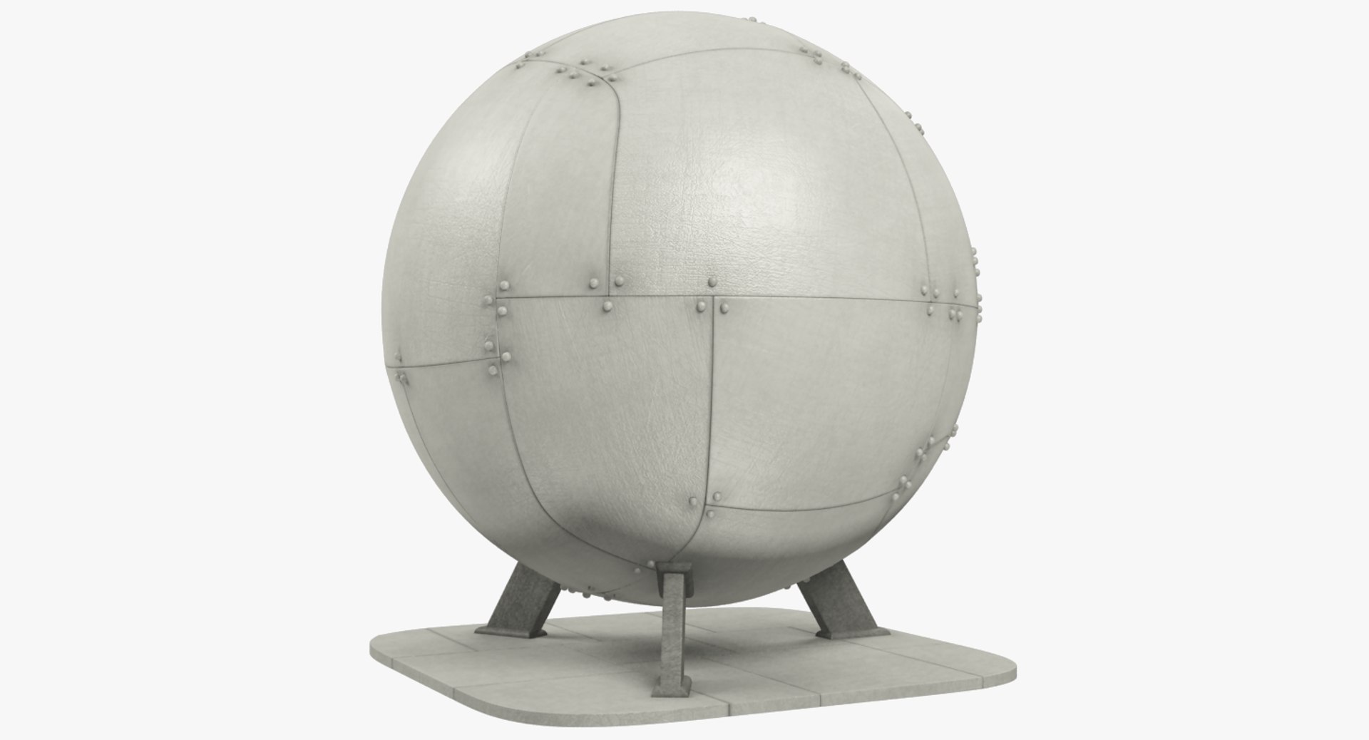 Spherical Satellite Dish 3D Model - TurboSquid 1207474
