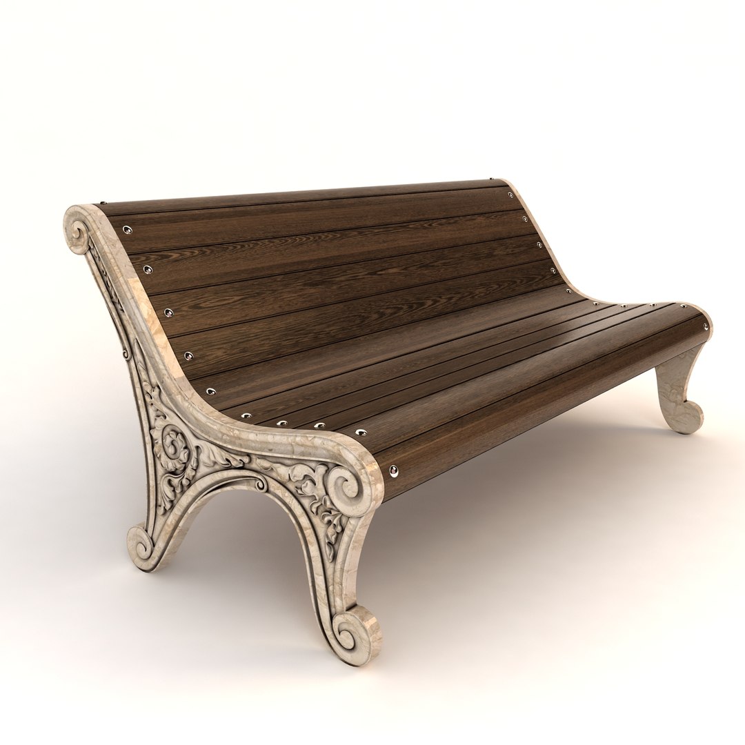 3d Bench Model