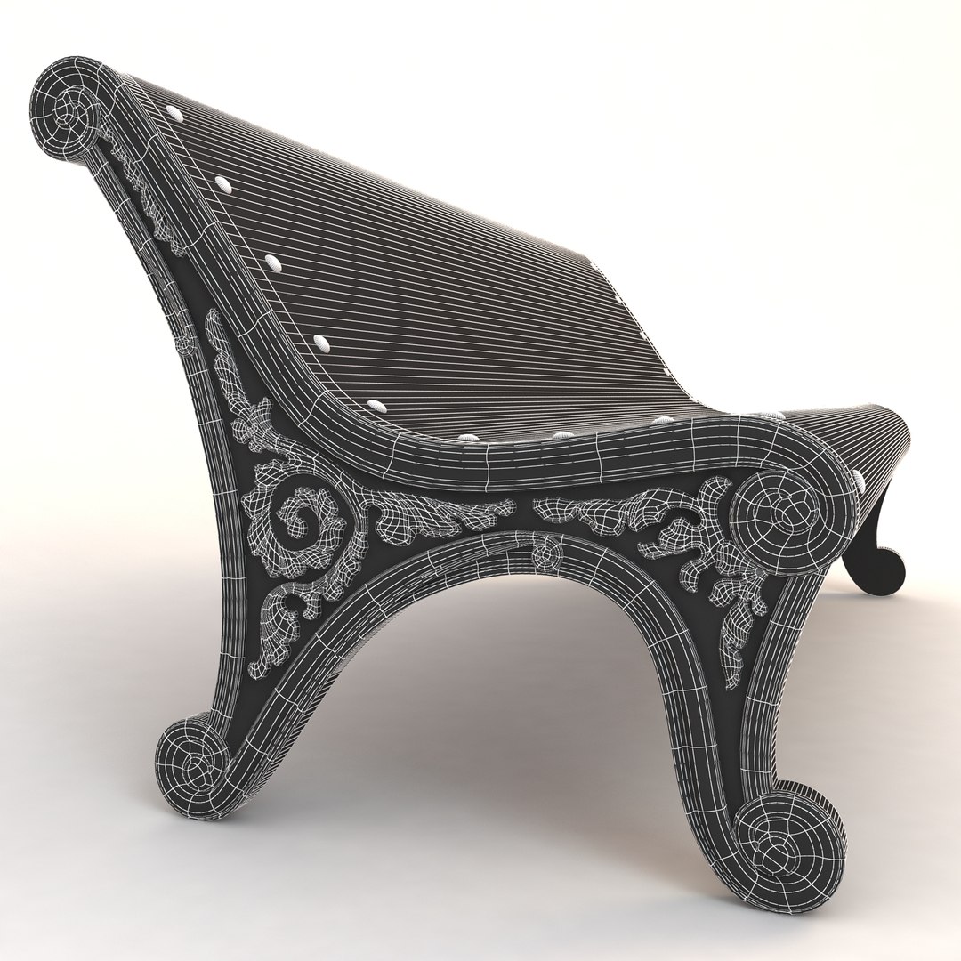 3d Bench Model
