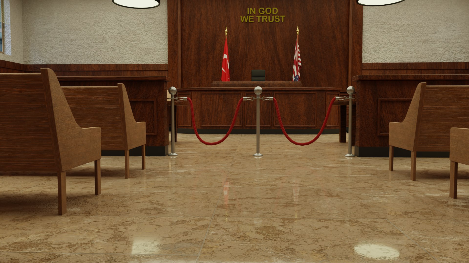 Court Room 3D Model - TurboSquid 2007932