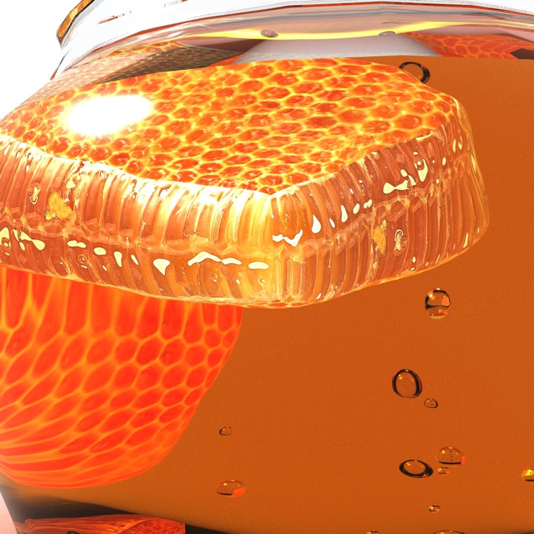3D Honeycomb Honey Model - TurboSquid 1248045