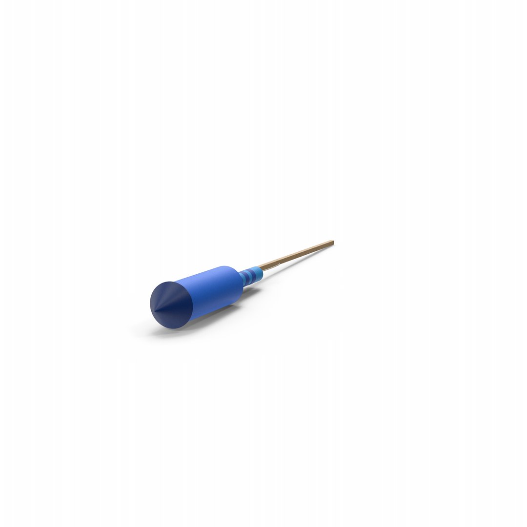 Blue Firework Rocket 3D - TurboSquid 2232918