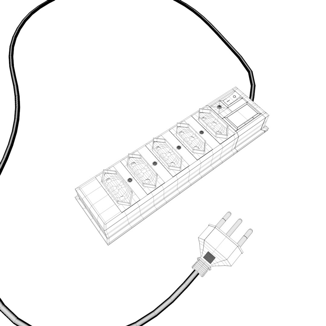 Multiplug Switzerland Brazil 3d Model