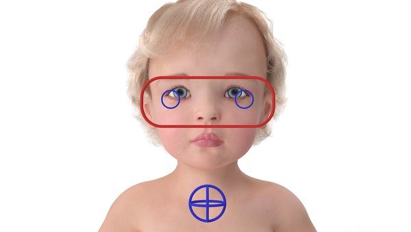 modelo 3d Niña de un año con pañales y piel artificial - TurboSquid 2292492