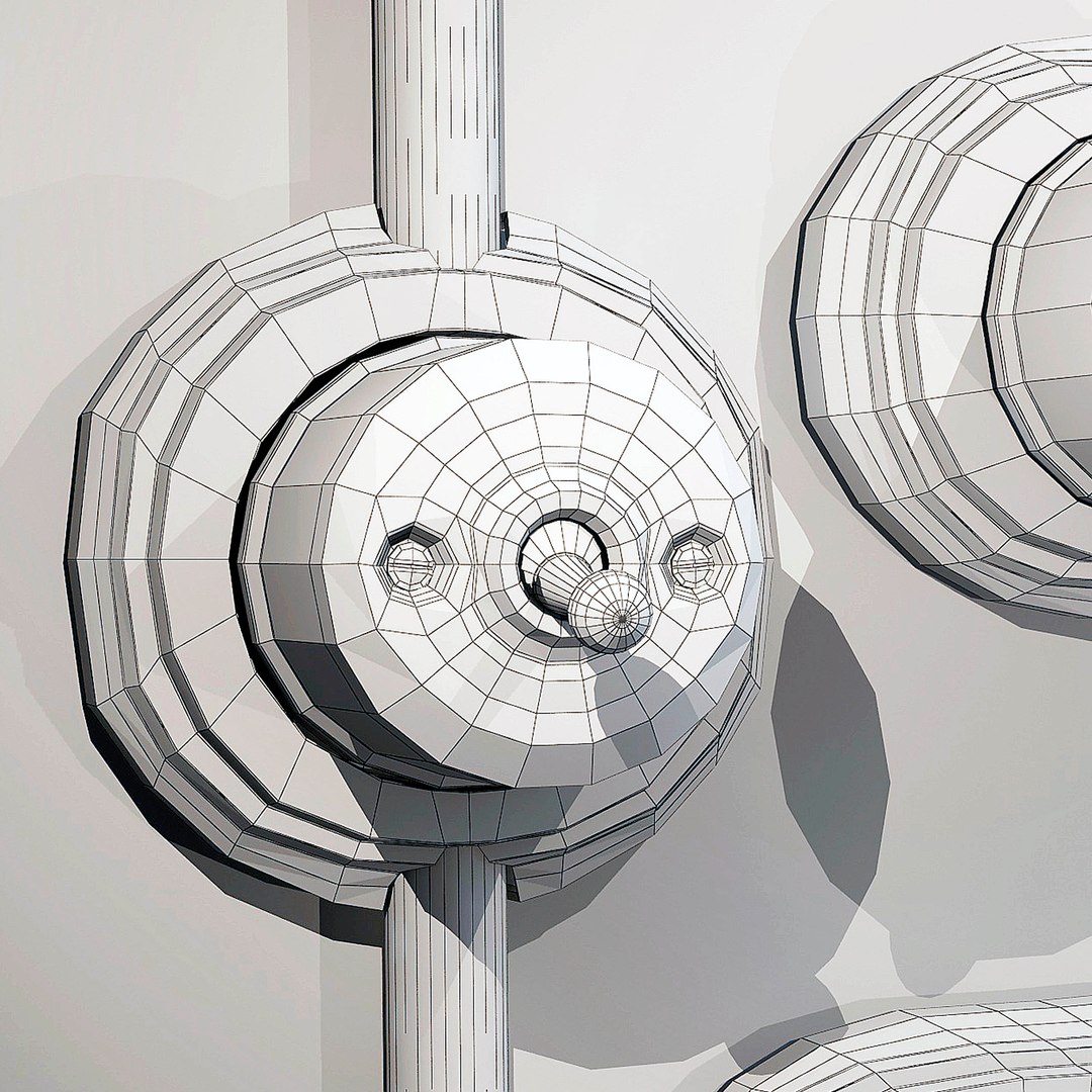 3D Sockets Switches Loft Style Model - TurboSquid 1377997