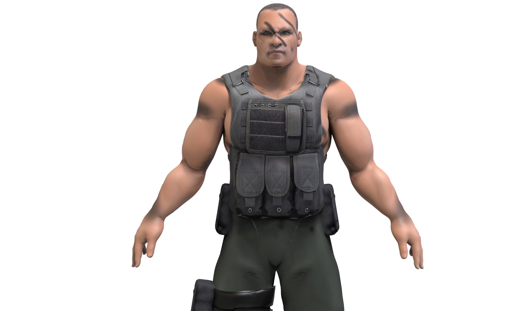 Commando Model - TurboSquid 1462987