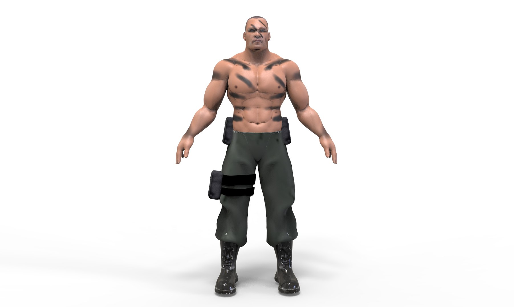 Commando Model - TurboSquid 1462987