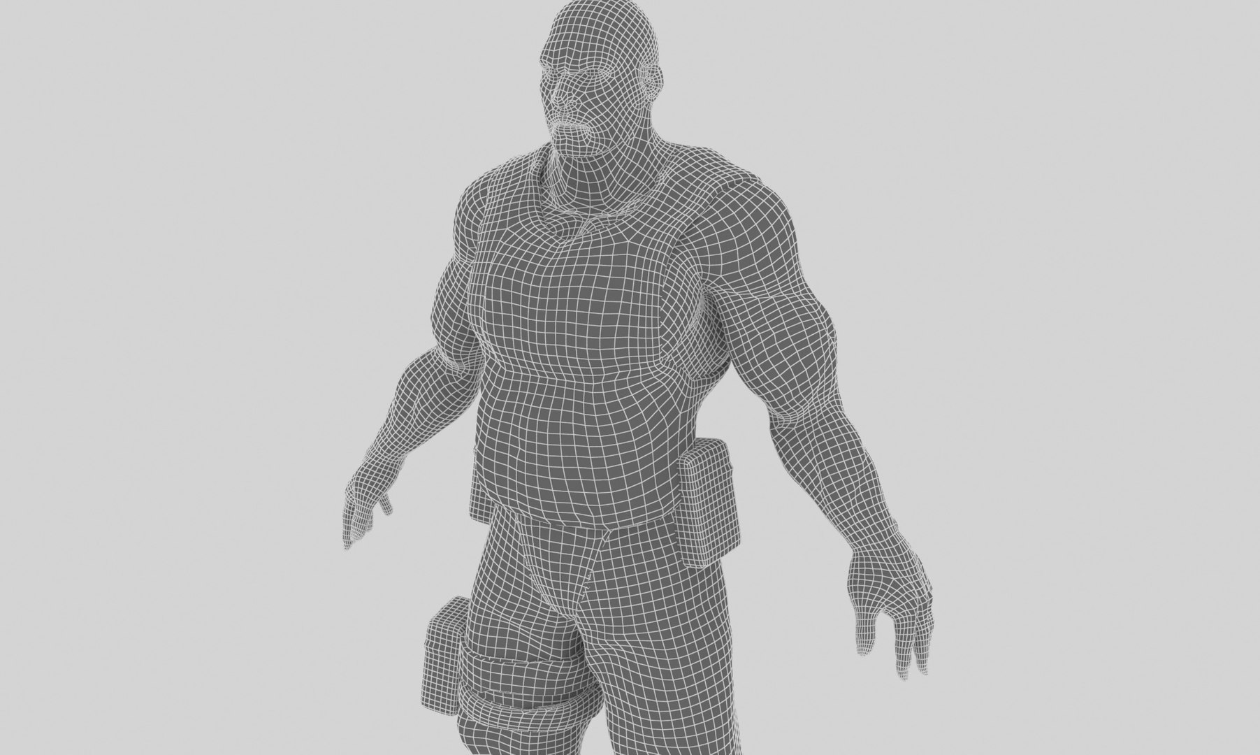 Commando Model - TurboSquid 1462987