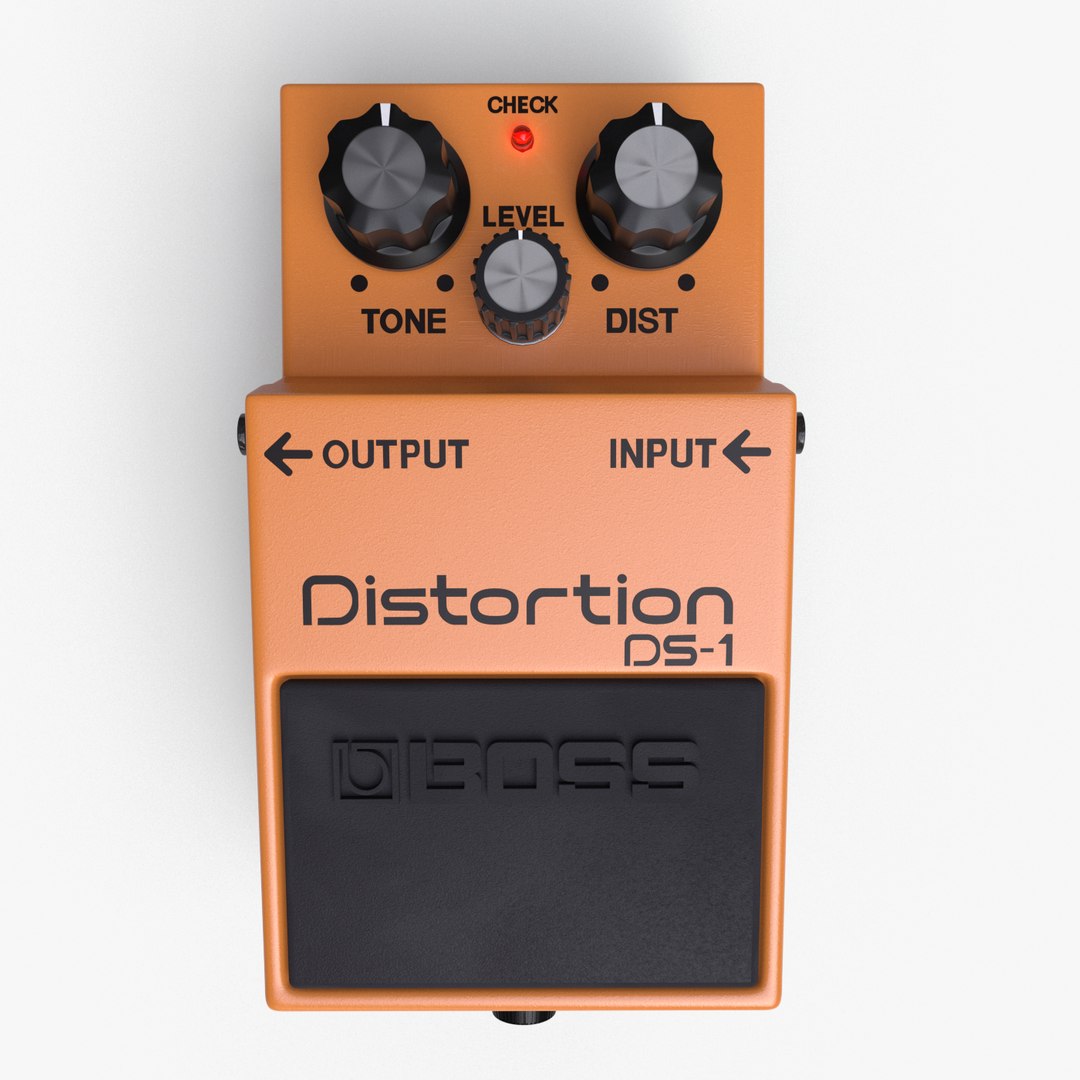 Boss Guitar Fx 3D Model - TurboSquid 1651127