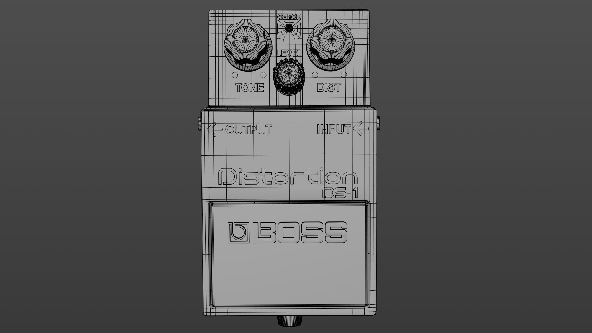 Boss Guitar Fx 3D Model - TurboSquid 1651127