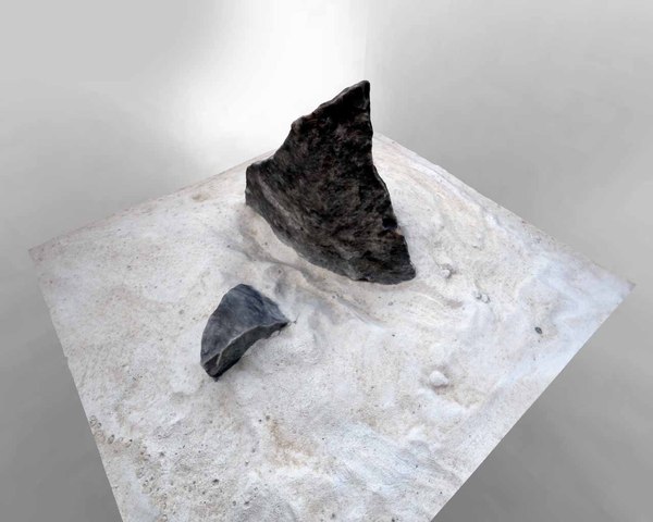 maya rock sand landscape