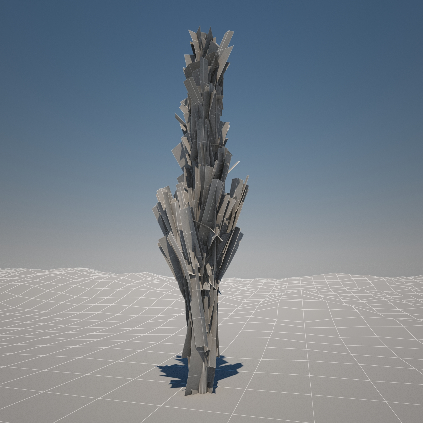cypress tree 3d model