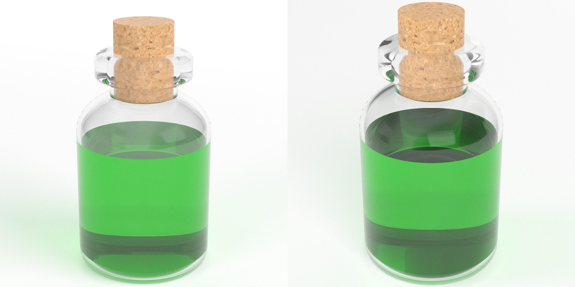 Cylindrical Potion Flask Model - TurboSquid 1480270