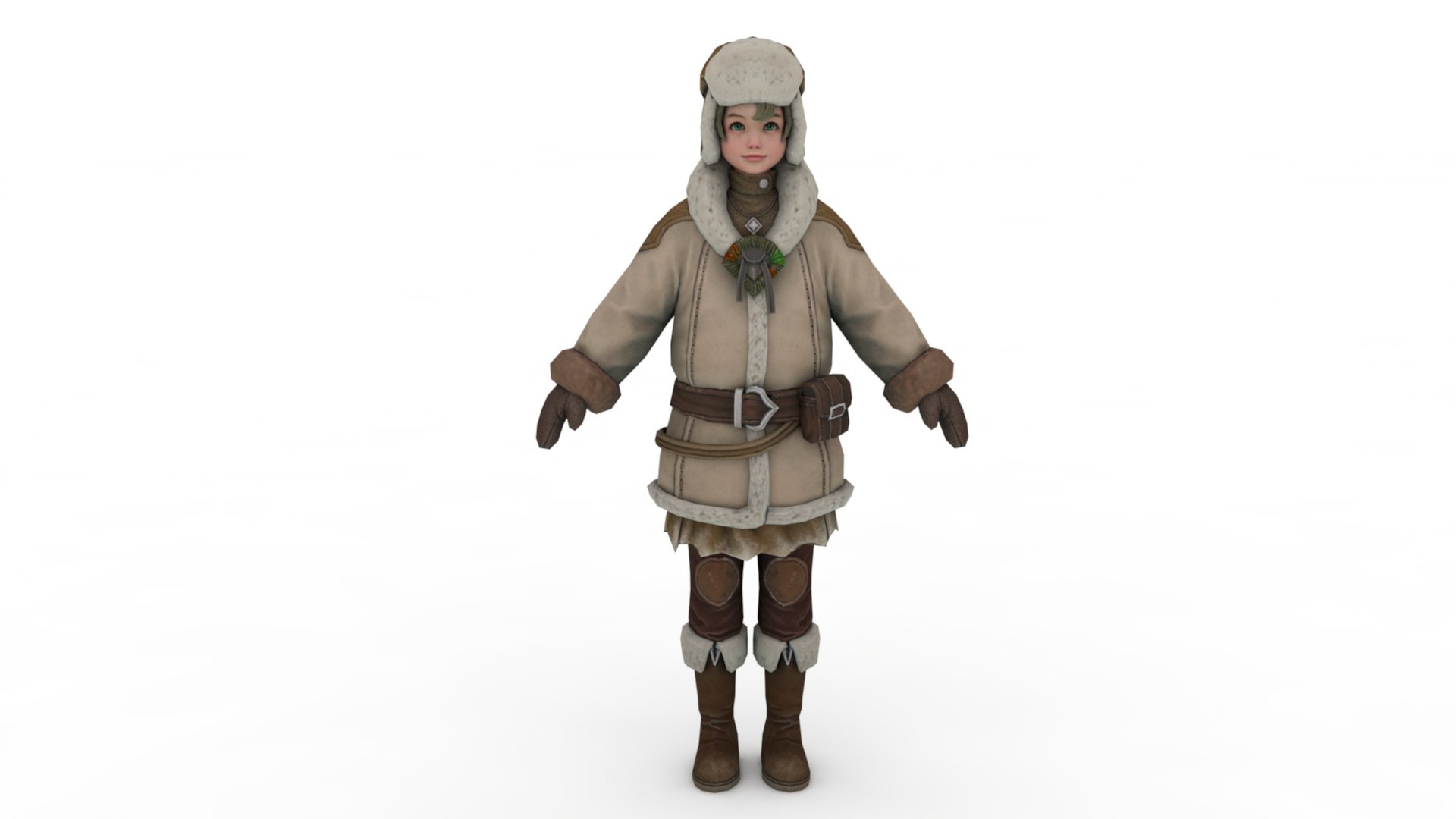 3D Realistic Little Girl Character - TurboSquid 2186592